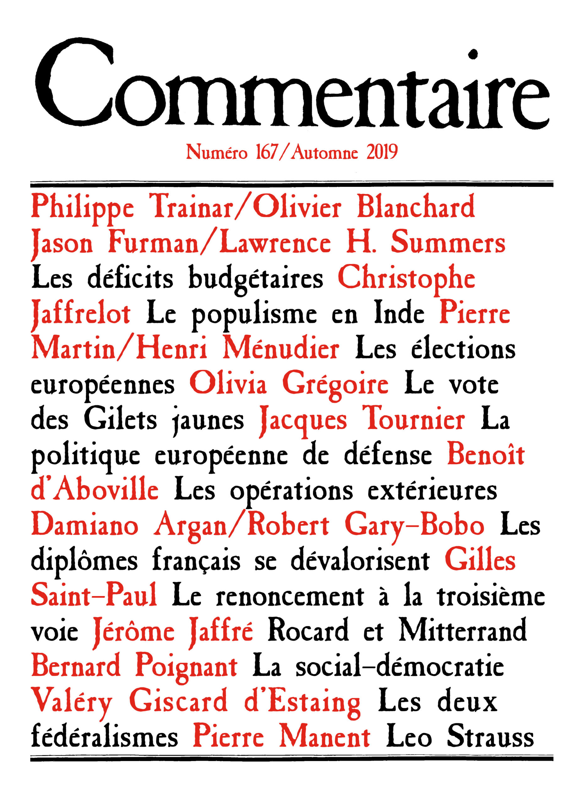 Numéro 167 - Commentaire